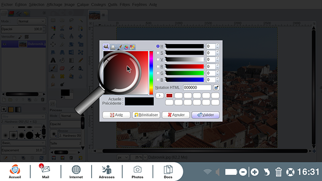 Gimp - Présentation de l'interface - Fiches pratiques (Ordissimo v4, Ordissimo v3) | Ordissinaute
