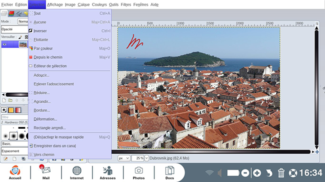 Gimp - Présentation de l'interface - Fiches pratiques (Ordissimo v4, Ordissimo v3) | Ordissinaute