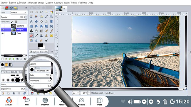 Gimp - Créer un montage photo grâce aux calques - Fiches pratiques (Ordissimo v4, Ordissimo v3 ...
