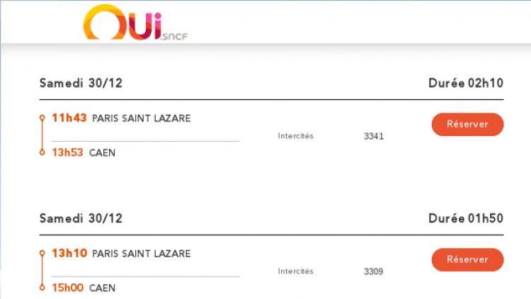 Rechercher des horaires de train avec oui-sncf - Fiches pratiques | Ordissinaute