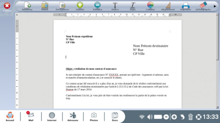 "Ecrire" un courrier bien mis en forme - Fiches pratiques Ordissimo ...